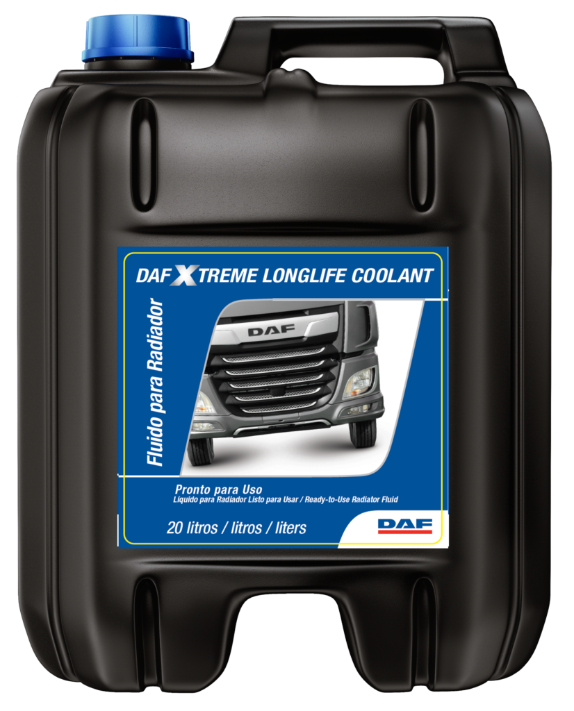 PACCAR Parts lança Fluido de Arrefecimento DAF Xtreme Longlife Coolant ...